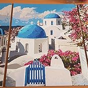 Schipper 609260783 - Malen nach Zahlen - Santorin - Bilder malen für Erwachsene, inklusive ...