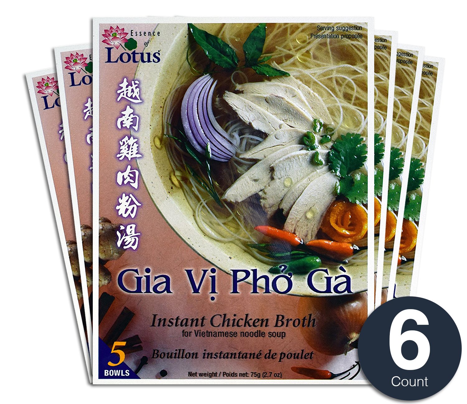 Amazon.com : Essence of Lotus Instant Pho Broth For Vietnamese Noodle ...