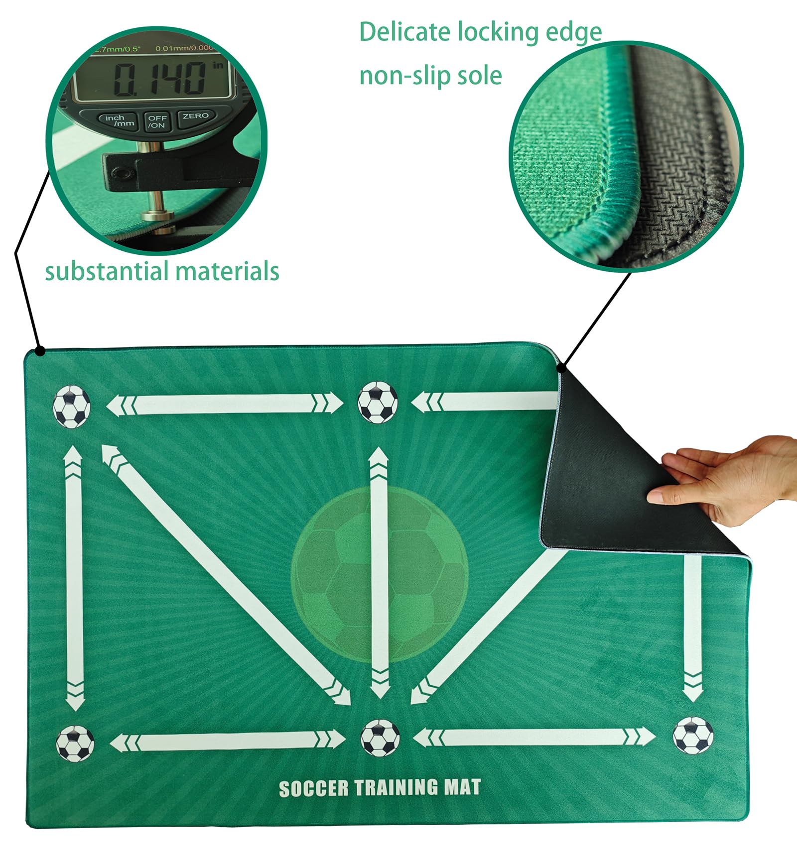 Mua Soccer Training Mat,Football Training Mat Dribble Silent Sports ...