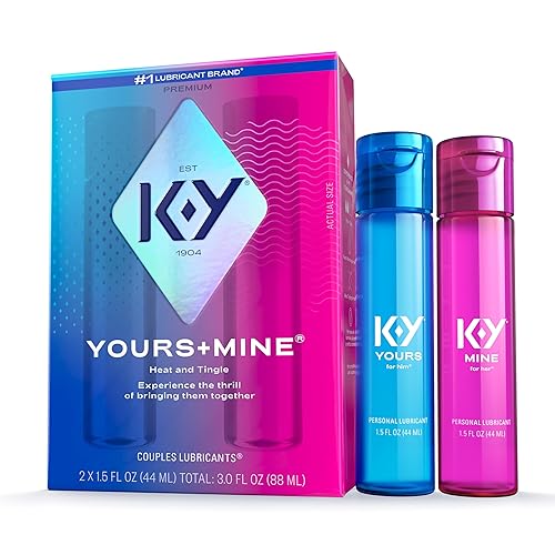 K-Y Yours + Mine Couples Personal Lube, Two Personal Lubricants, Water Based Lube for Women ...