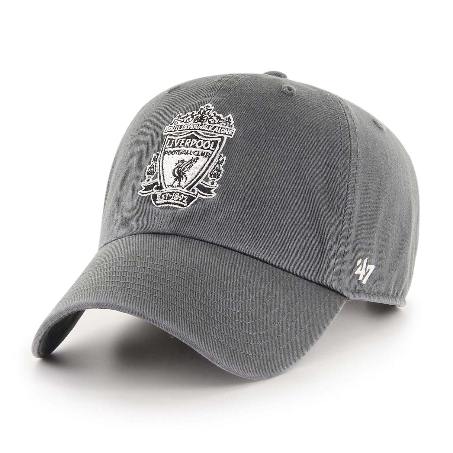 47 Unisex's Liverpool FC Cap, Charcoal, One Size: Amazon.co.uk: Clothing