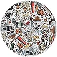 Amazon.com: 50 Pack Pcs Barber Stickers for Water Bottles Waterproof ...