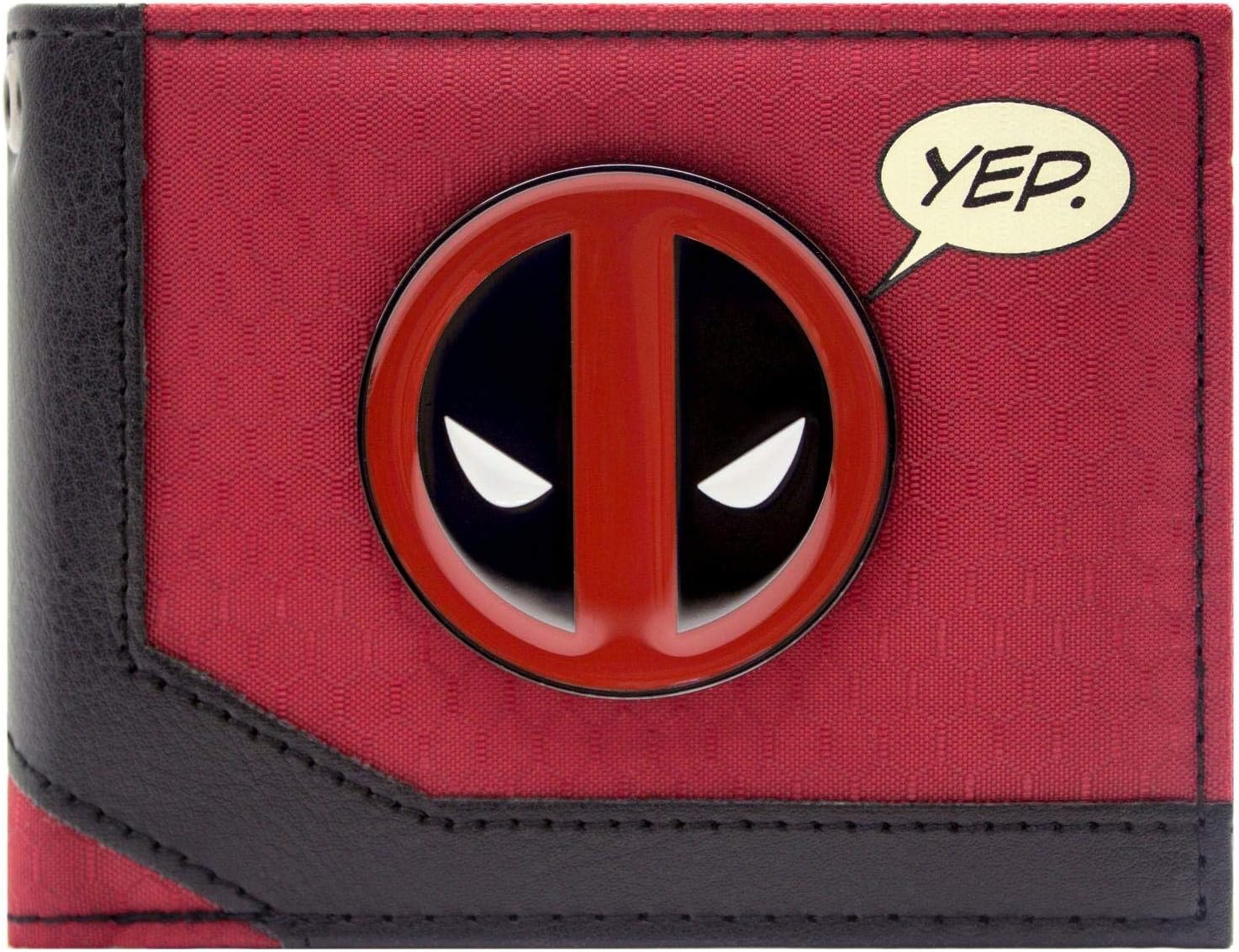 Deadpool MERC with a Mouth Red ID & Card Bi-Fold Wallet - BigaMart