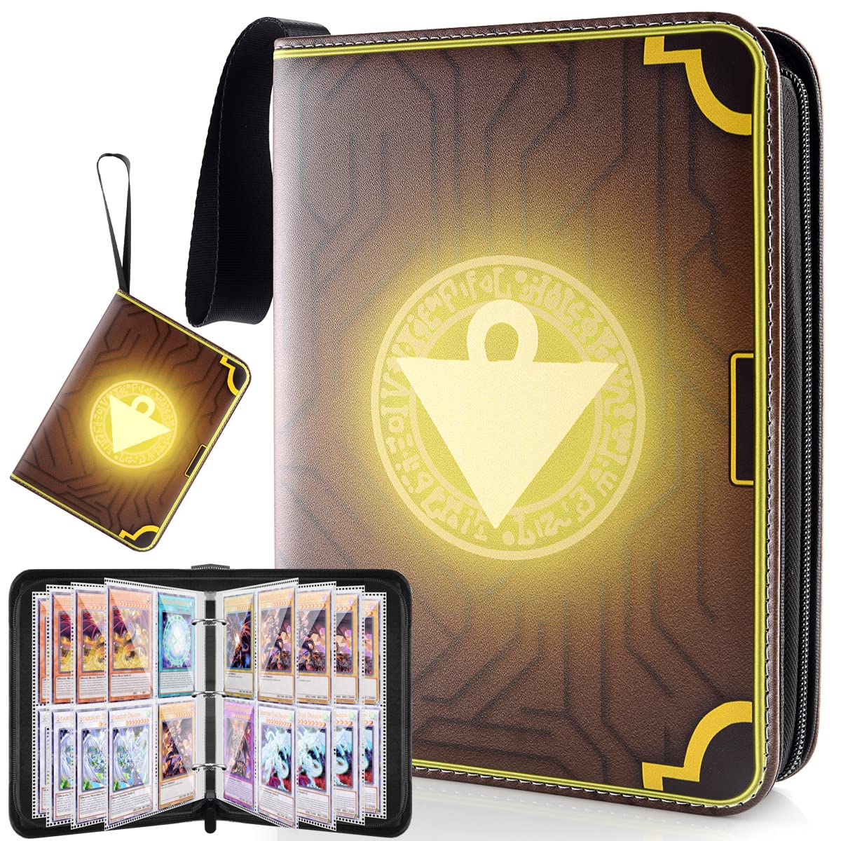 JoyHood Trading Card Binder for YGO Cards, TCG Card Folder Album Books ...