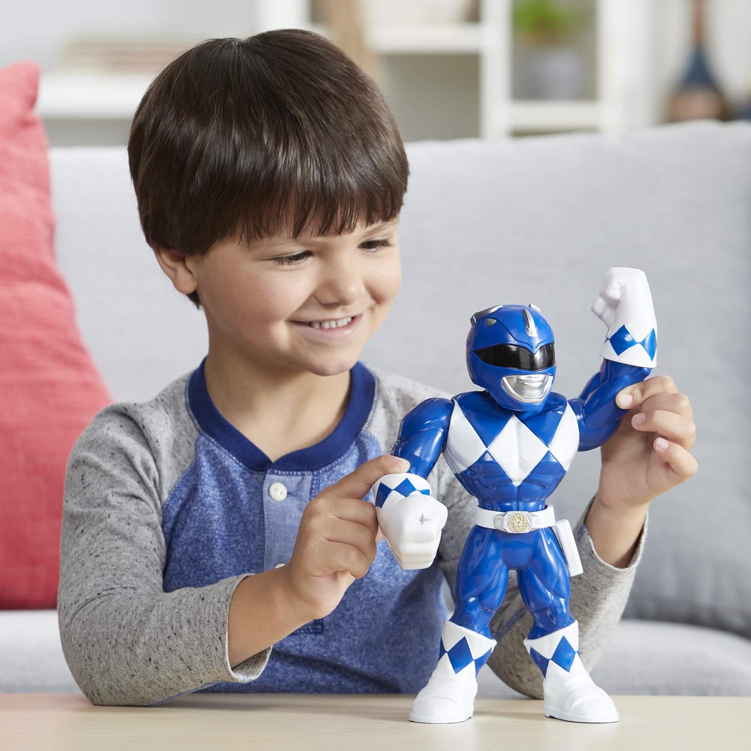 Power Rangers Playskool Heroes Mega Mighties Blue Ranger – BigaMart