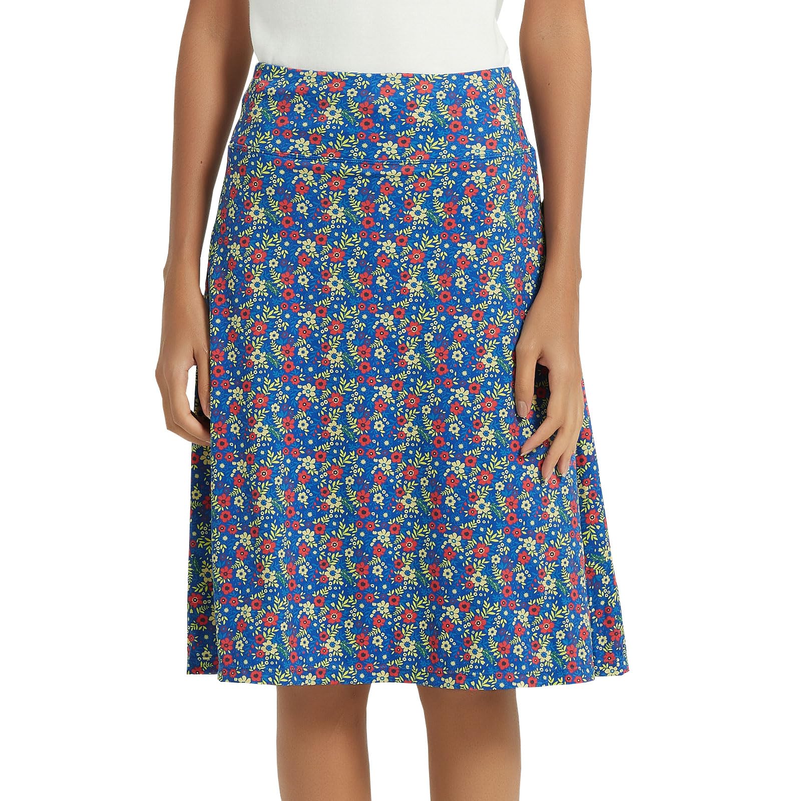 NOOYME 24" Skorts Modest for Women with Pockets Midi Knee Length ...