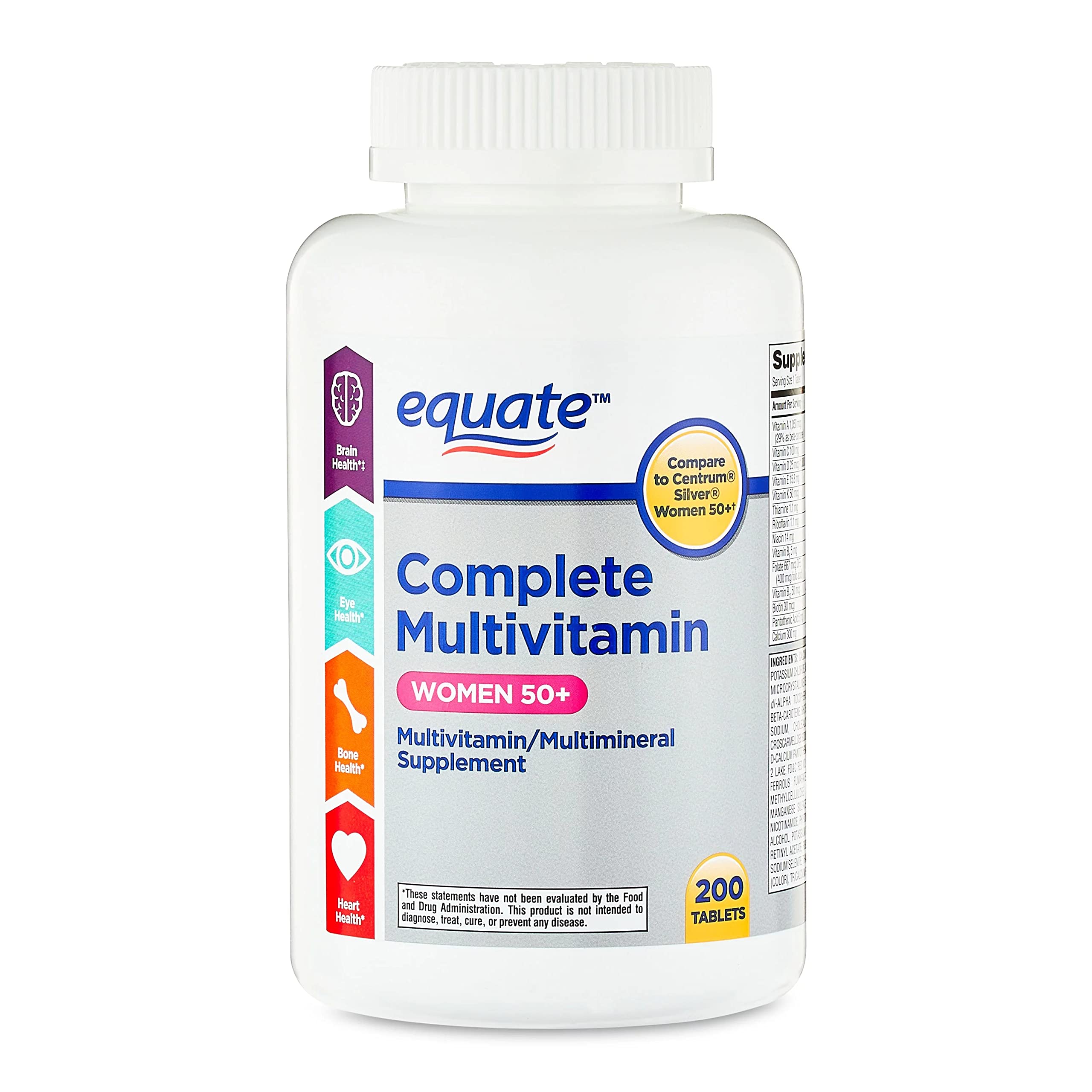 Mua Equate Complete Multivitamin/Multimineral Supplement Tablets, Women ...