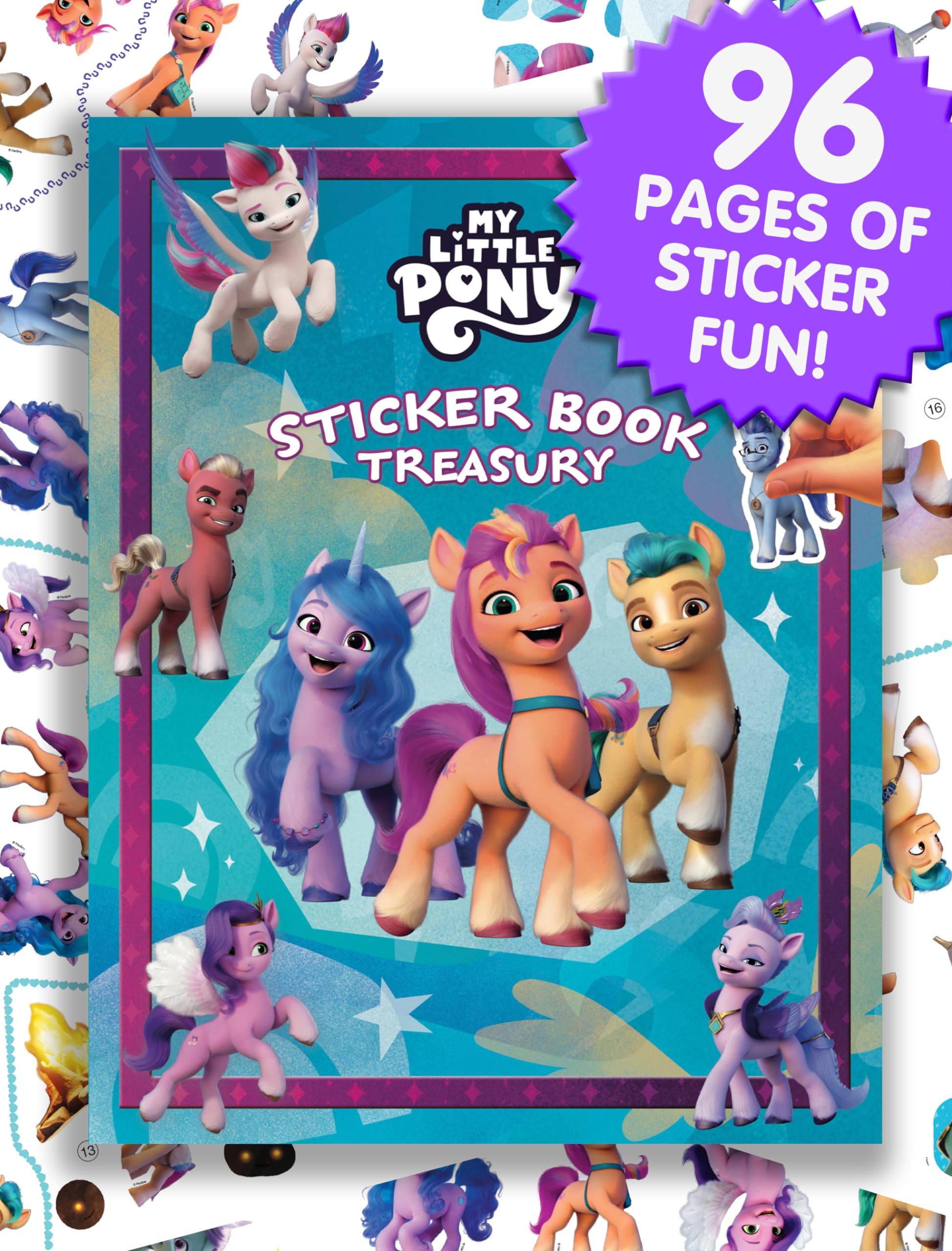 Mua My Little Pony Sticker Book Treasury - Activity Books for kids, 350 ...