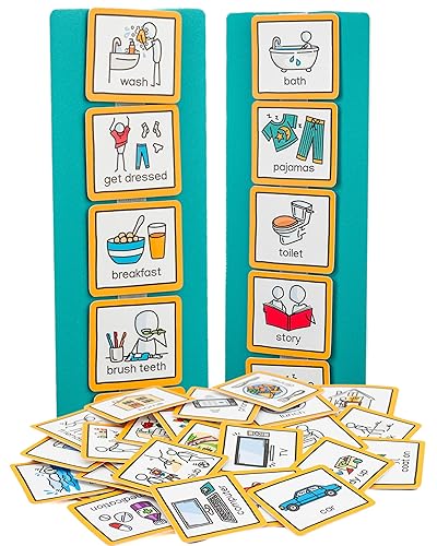 Visual Schedule routine chart for children with pecs cards to support ...