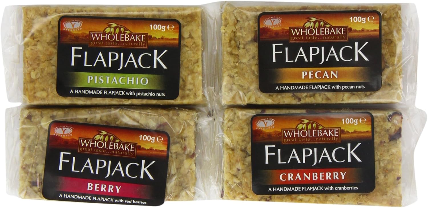 Wholebake Mixed Premium Flapjack Bars (Pack of 20): Amazon.co.uk: Grocery