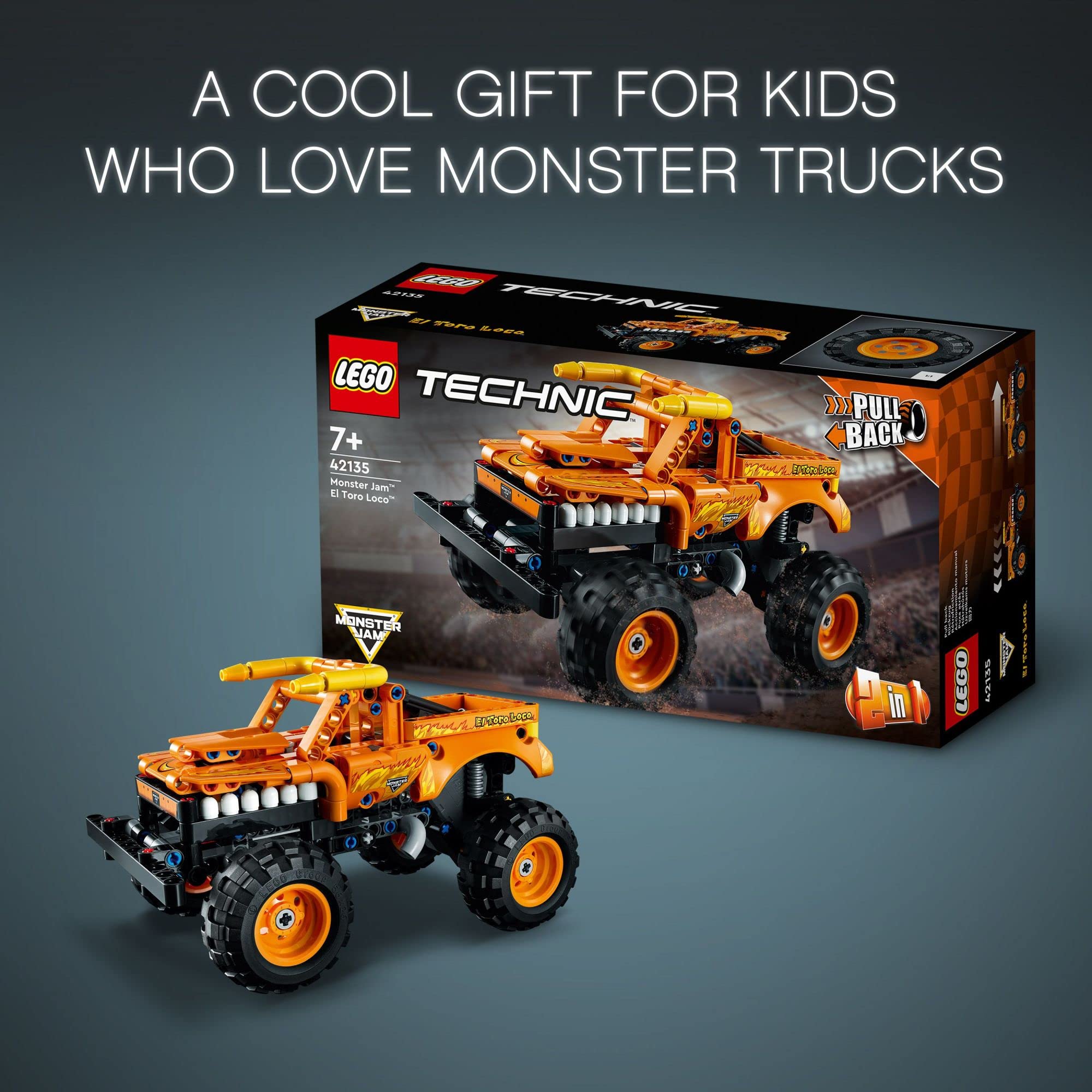 Mua LEGO Technic Monster Jam El Toro Loco, 2 in 1 Pull Back Truck to ...