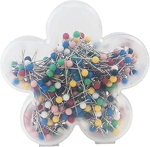 Amazon.com: SINGER 40161 Ball Head Straight Pins in Flower Case, Size ...