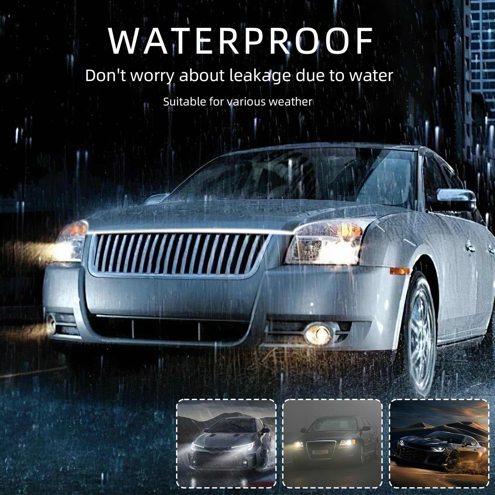 Mua Car Hood Light Strip, 79 Inches Waterproof Flexible LED Strip ...