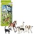 Lello & Monkey Farm Animal Plastic Toy Figures boxed set of 15 for ...