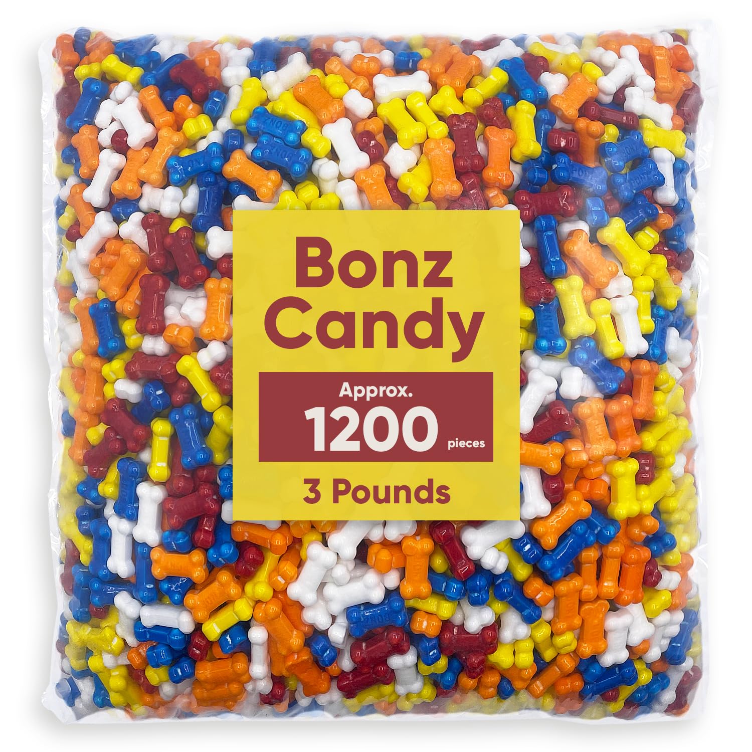 Mua Bone Shaped Bonz Candy - Approx 1200 Bone Candy For Kids - 3 Pound ...