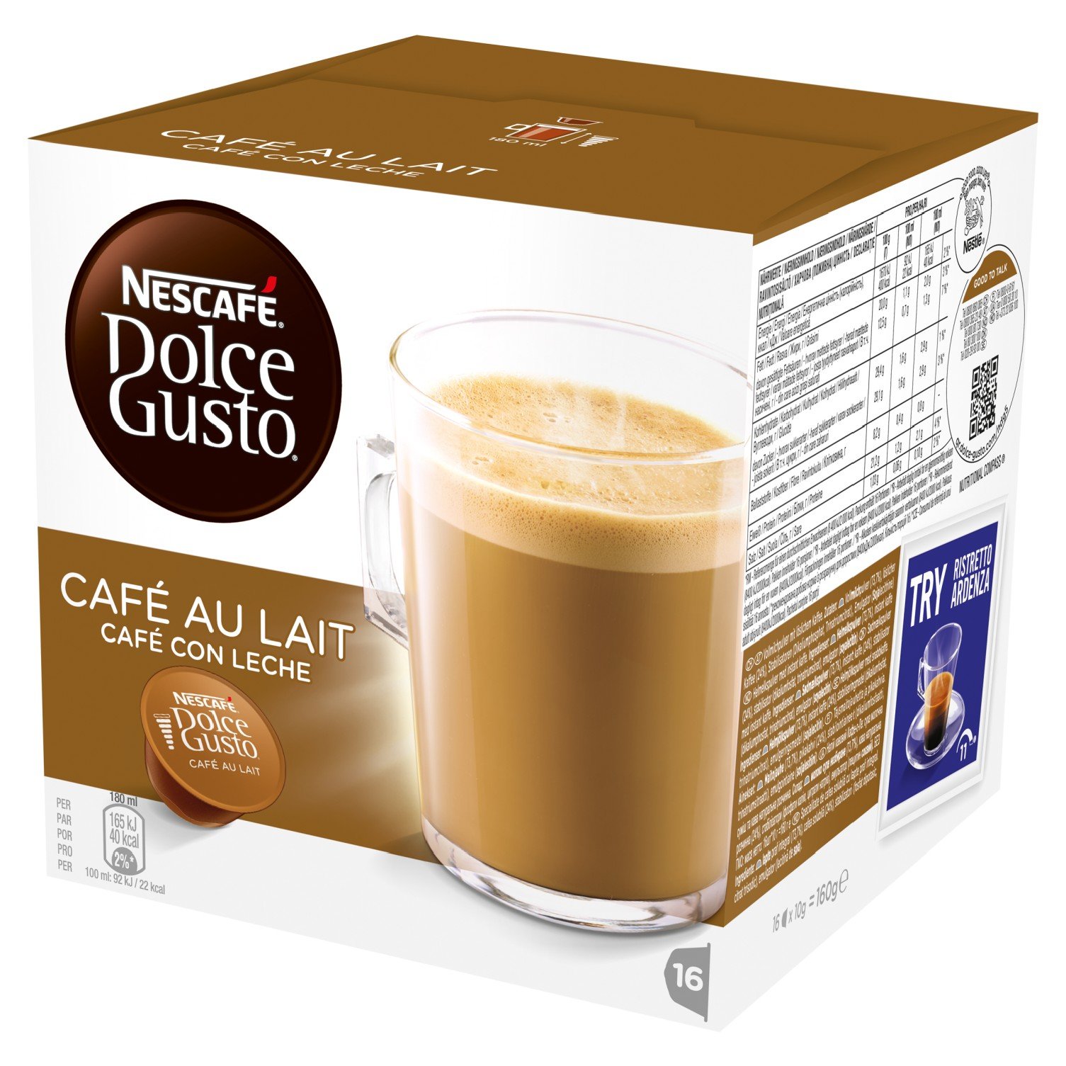 Dolce Gusto - Coffee Capsules, Cortado Espresso Macchiato, 1.86 Oz., (Pack of 3): Amazon.com ...