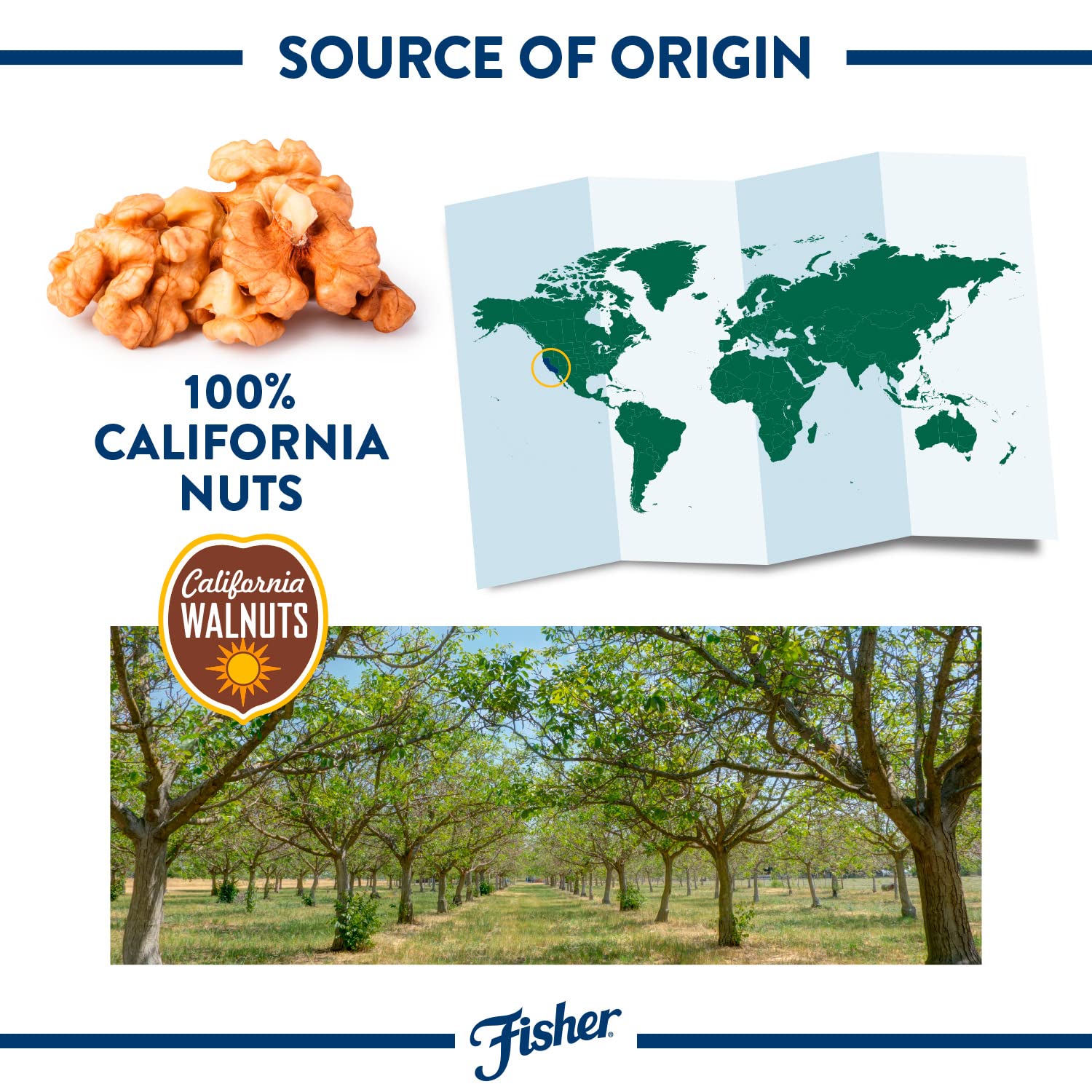 Mua Chef's Naturals Walnut Halves & Pieces 2 lb, 100% California ...
