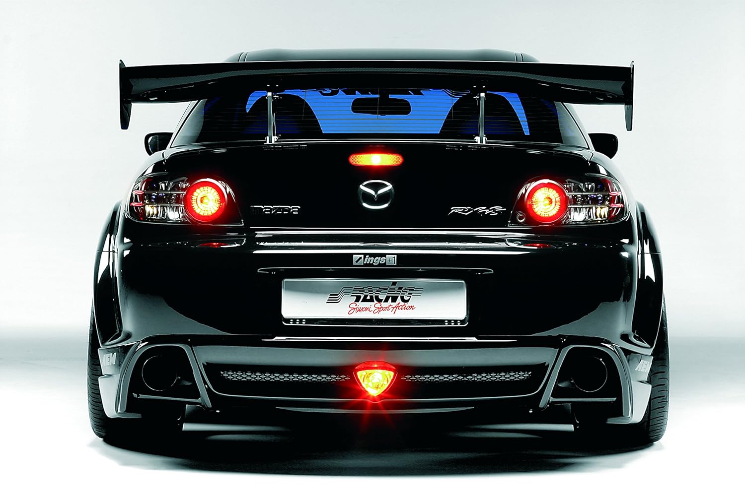 Parti per auto Simoni Racing STOP Luce Posteriore Universale Led rossi ...