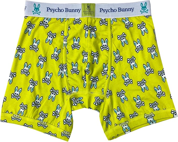 Psycho Bunny Mens Cotton Boxers: Amazon.co.uk: Clothing
