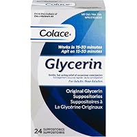 Colace Glycerin Suppositories - Adult | Gentle Fast Acting Relief of ...
