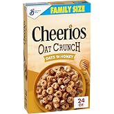 Amazon.com: Cheerios Oat Crunch Berry Oat Breakfast Cereal, Family Size ...