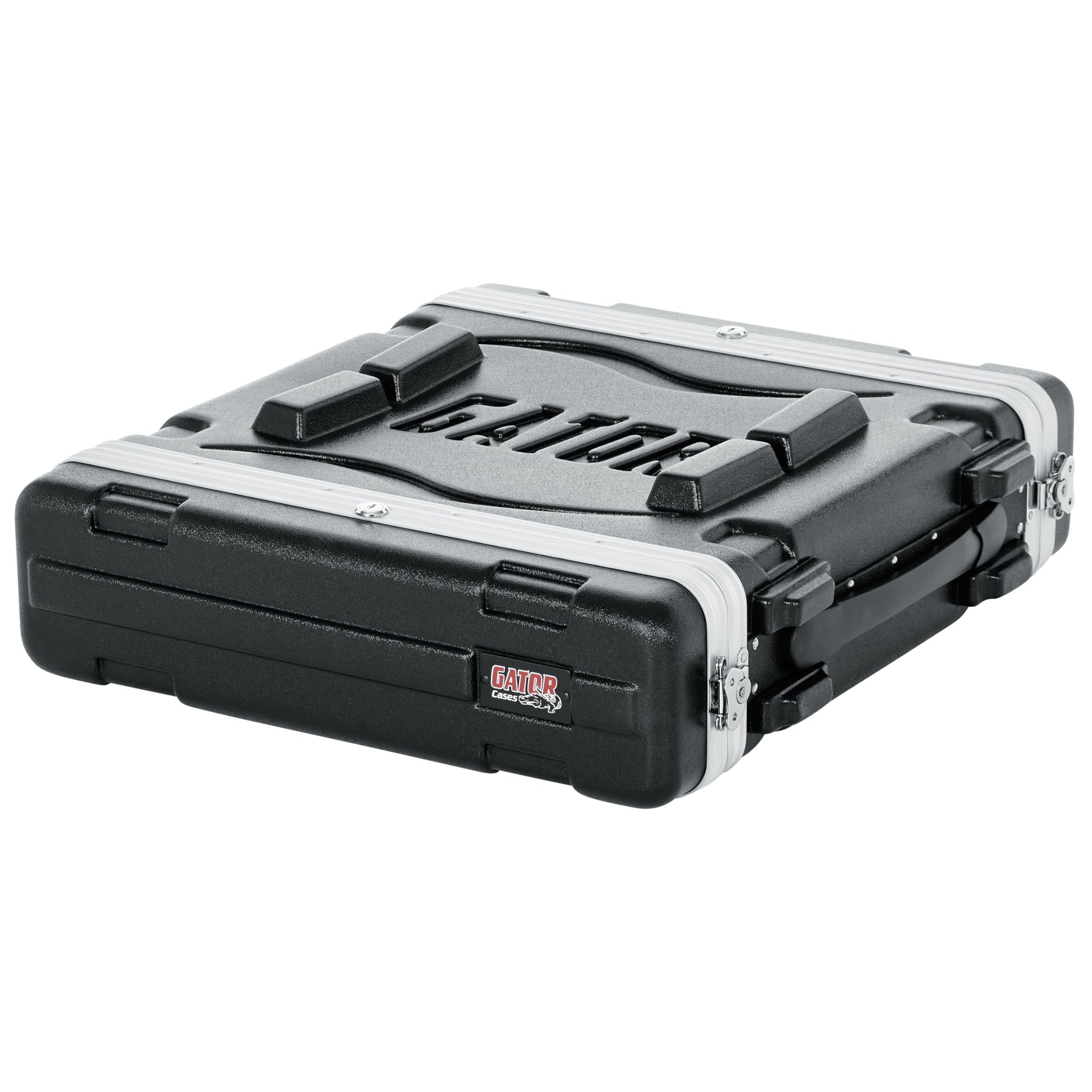 Gator Lightweight Molded 2U Rack Case with Heavy Duty Latches, Standard ...