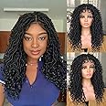 Amazon.com : MURAMURA HAIR Goddess Faux Locs Wigs for Black Women ...