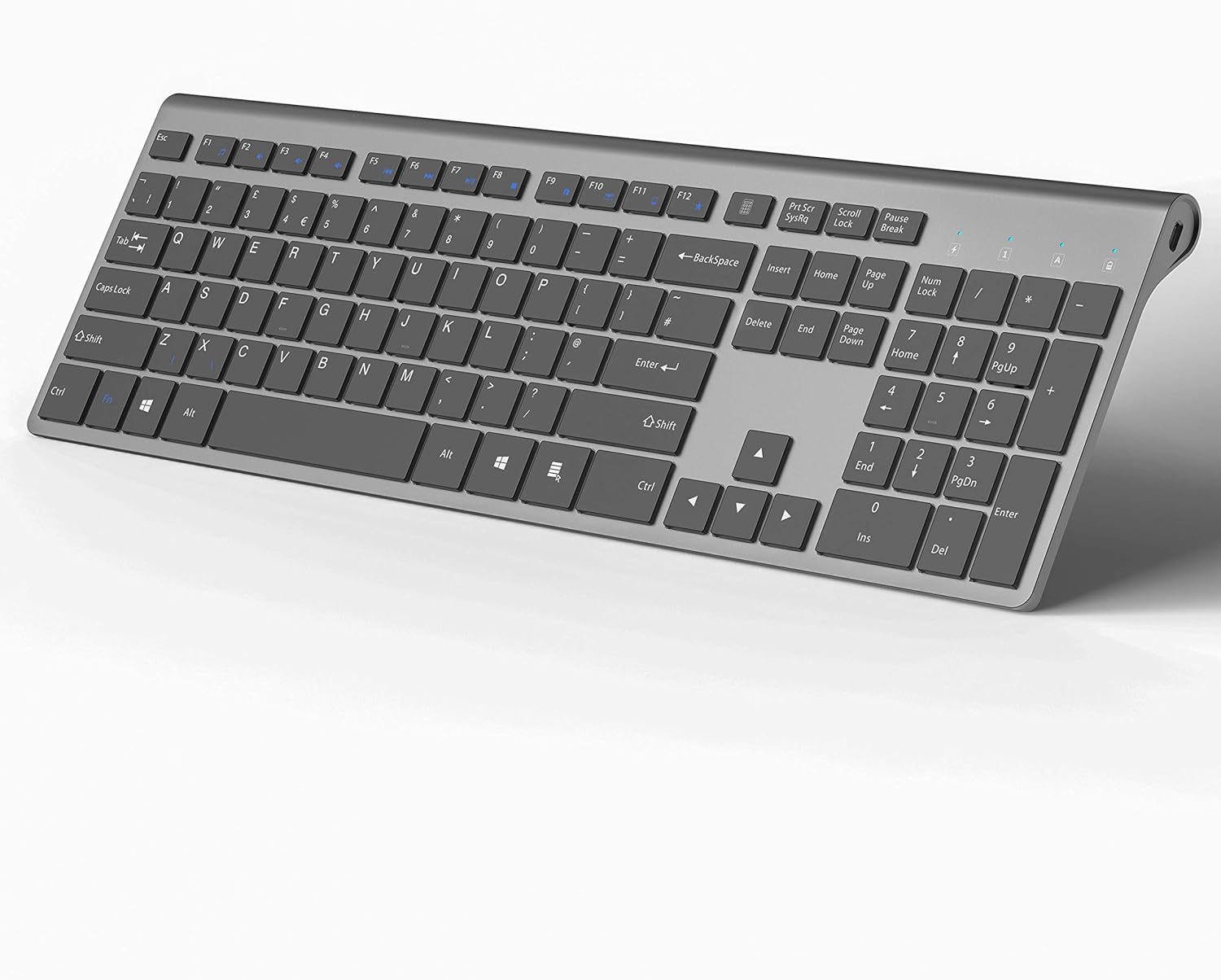 Wireless Keyboard, JOYACCESS 2.4G Portable Slim Silent Rechargeable ...