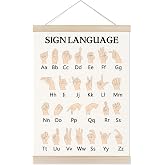 Amazon.com: 5M BOX American Sign Language Poster – ASL Wall Art for ...