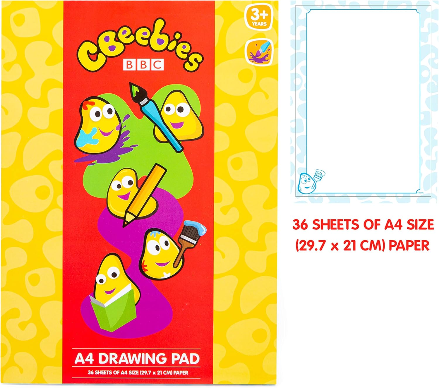 CBeebies 3 Pack of Colouring and Drawing Pads – Activity Books and ...