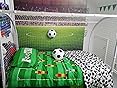 CHRISTOW Football Bed Frame Kids Soccer Goal Metal Post For Single ...