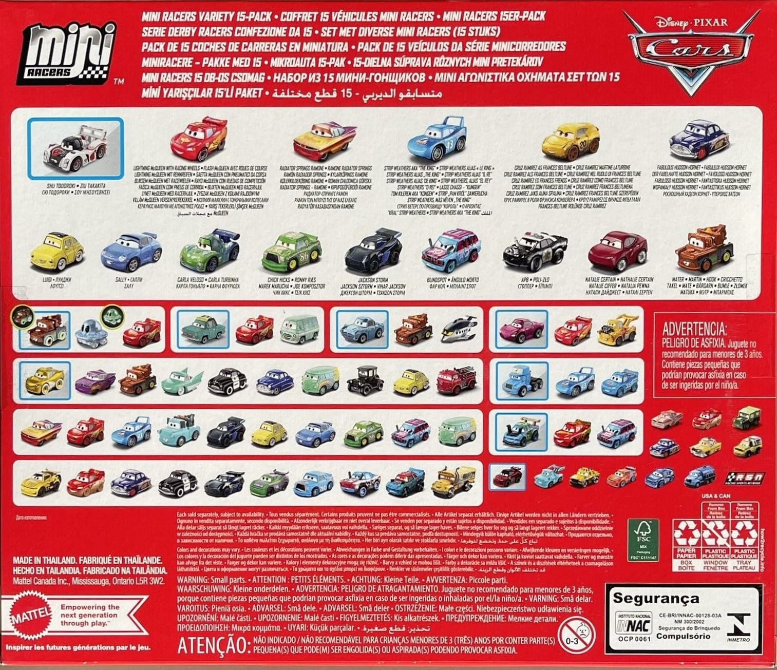 Mua Cars Mini Racers 15-Pack Variety Radiator Springs Ramone, Strip ...