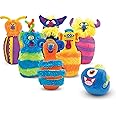 Amazon.com: Melissa & Doug Fuzzy Monster Bowling Pins and Ball with ...