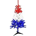Amazon.com: Tree Buddees Red White and Blue Patriotic Christmas 4 Foot ...