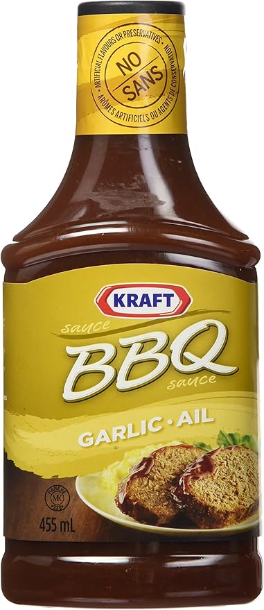 Kraft BBQ Sauce, Garlic, 455mL: Amazon.ca: Grocery