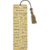 Amazon.com: Bookmark for Book Lovers, Vintage Library Due Date Card ...