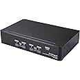 Amazon.com: StarTech.com 4 Port DisplayPort KVM Switch - 4K 60Hz - Single Display - Dual Port ...