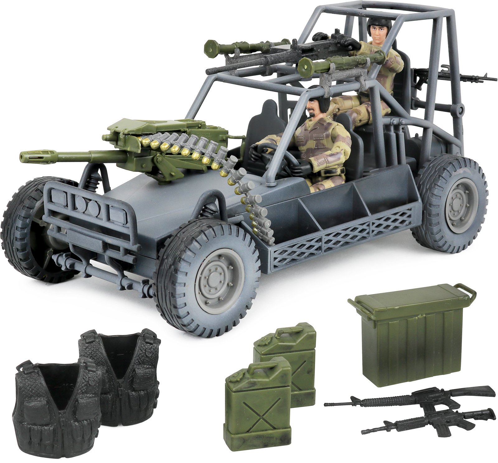 Mua Click N' Play Military Desert Patrol Vehicle (DPV) Buggy, 16 Piece ...