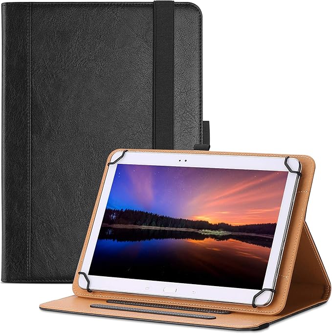 Amazon.com: ProCase 9-10.9 inch Universal Tablet Case, PU Leather Stand ...