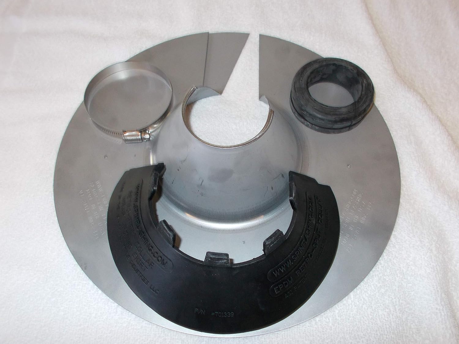 Electric Service Weatherhead Mast Retro-Spin Flashing Kits (2 1/2 ...