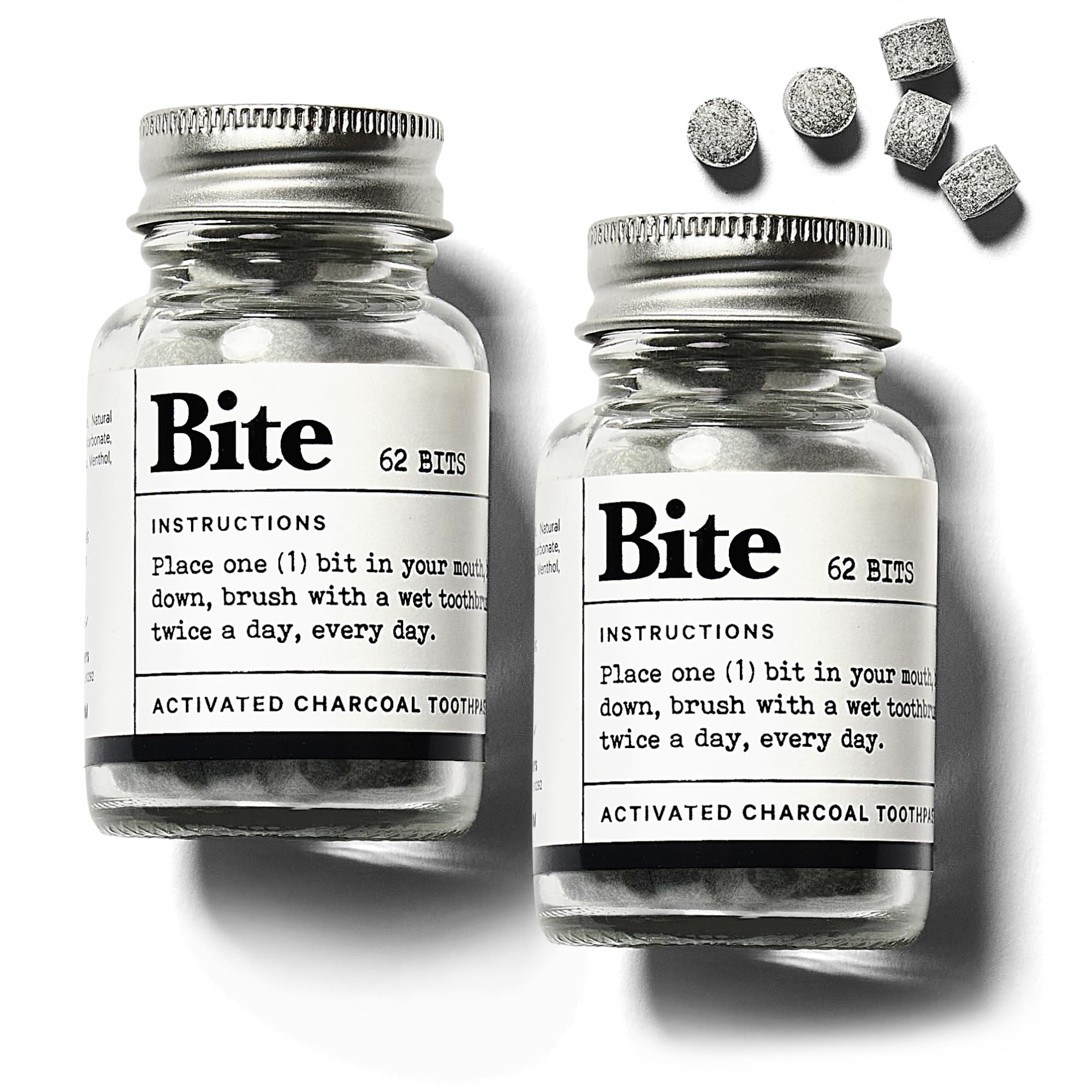 Bite Whitening Toothpaste Tablets – Nano Hydroxyapatite & Xylitol (Mint ...