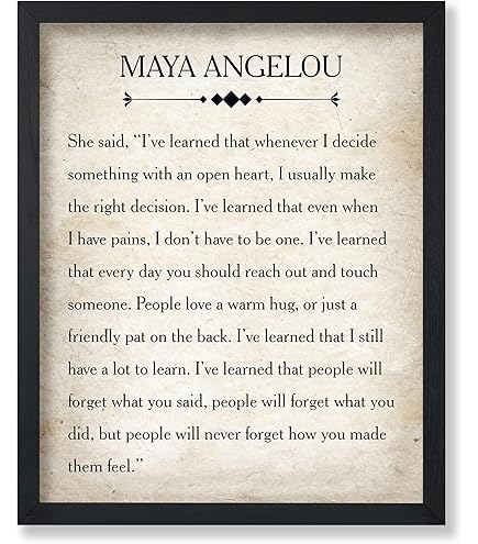 Beauty And Strength In Diversity Maya Angelou Quote Poster Fine Art