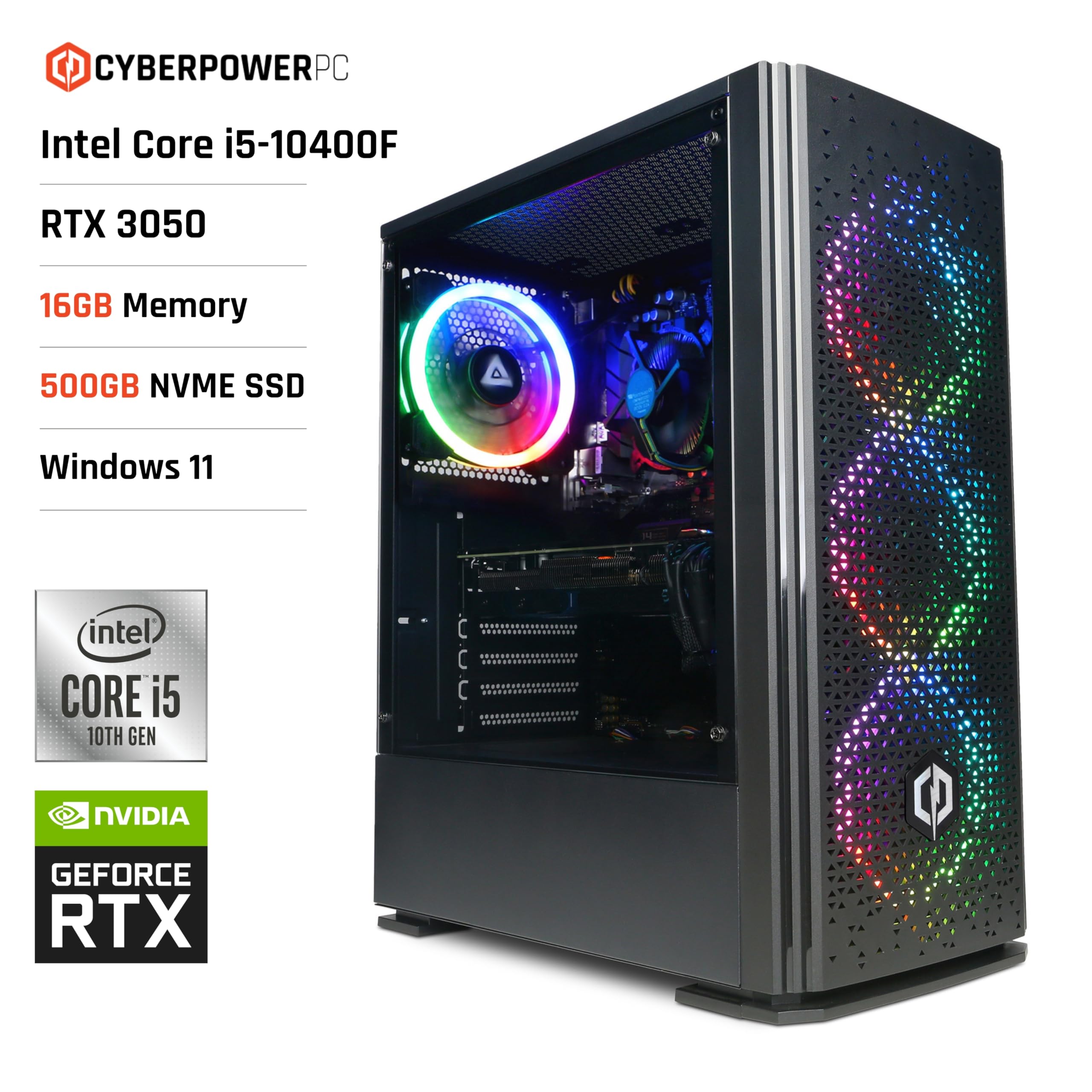 Mua CyberpowerPC Wyvern Gaming PC - Intel Core i5-10400F, Nvidia RTX ...