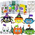 Amazon.com: Winlyn 24 Sets Halloween Craft Kits Fall Crafts Autumn Kids ...