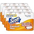 Amazon.com: Scott ComfortPlus Toilet Paper, 48 Double Rolls, 231 Sheets per Roll, Septic-Safe, 1 ...