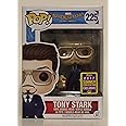 Amazon.com: Funko Pop! SDCC 2017 Tony Stark Holding Helmet Limited ...