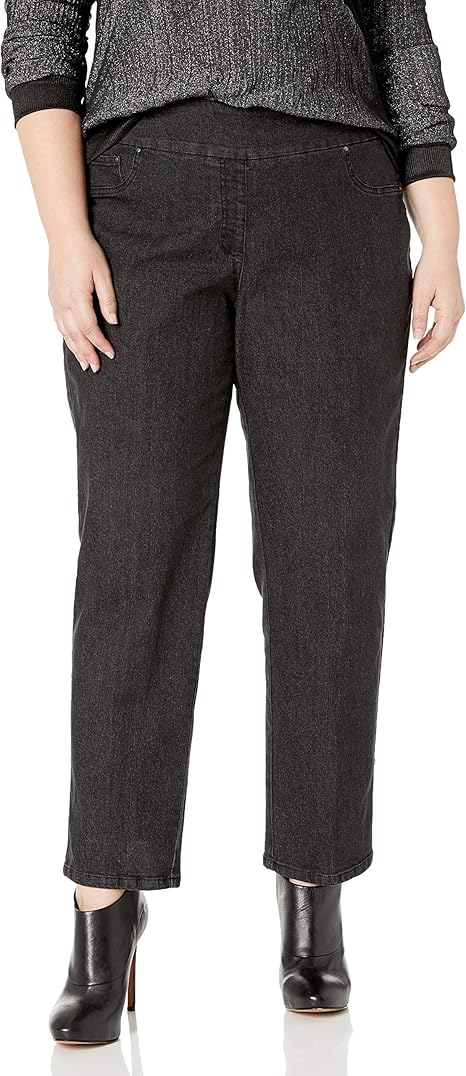Ruby Rd. Women's Plus-Size Pull-On Extra Stretch Denim Jean: Amazon.ca ...