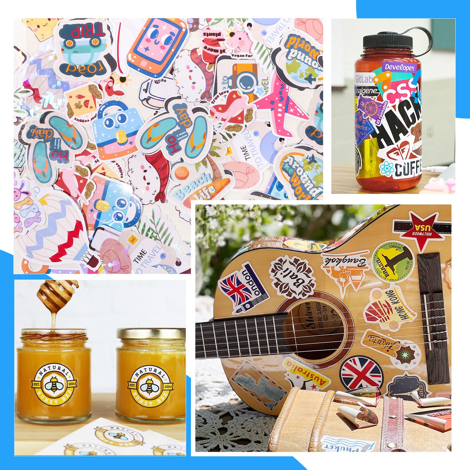 Mua TECKWRAP Printable Vinyl Sticker Paper for Inkjet Printer Matte ...