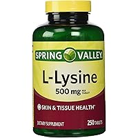 Amazon.com: Spring Valley: Dietary Supplement L-Lysine, 250 ct : Health ...