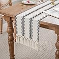 Amazon.com: duduta Black White Tree Boho Macrame Table Runner 12 x 48 inch, Farmhouse Dresser ...